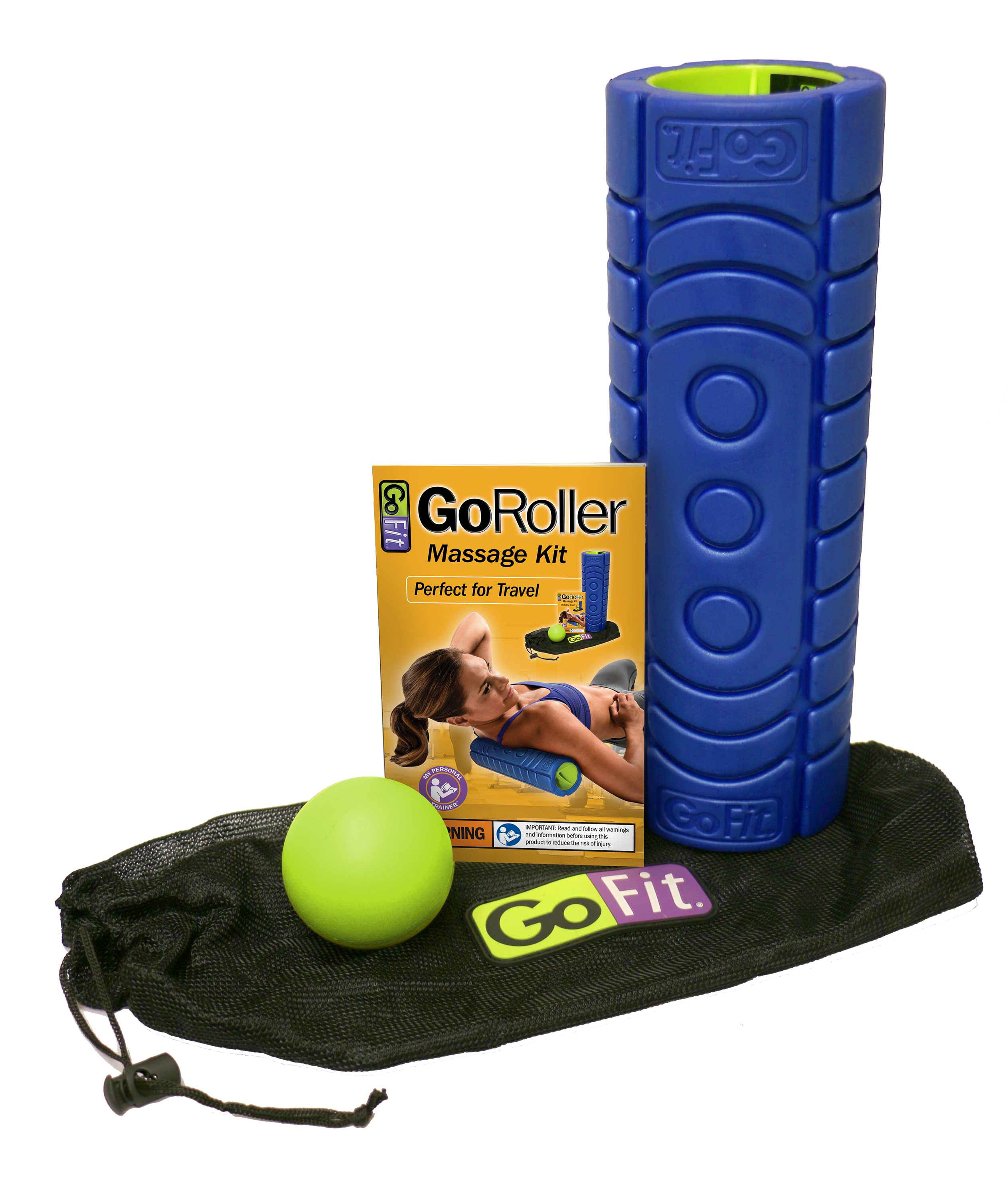 Gofit Deep Tissue Muscle Roller 12” Go Roller With Ultra Fin Core