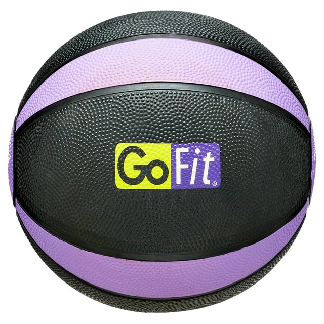 GoFit Medicine Ball, Training Manual Set Textured Medicine Ball and ...