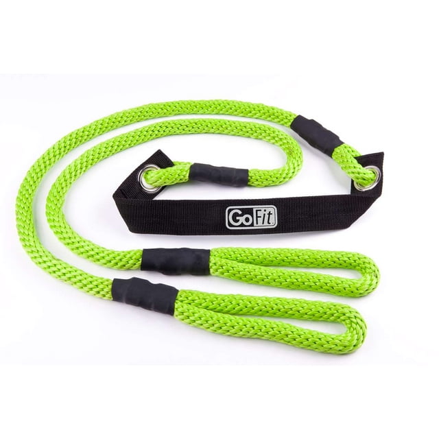 GoFit Stretch Rope with Training Manual – Stretching Strap with Loops ...
