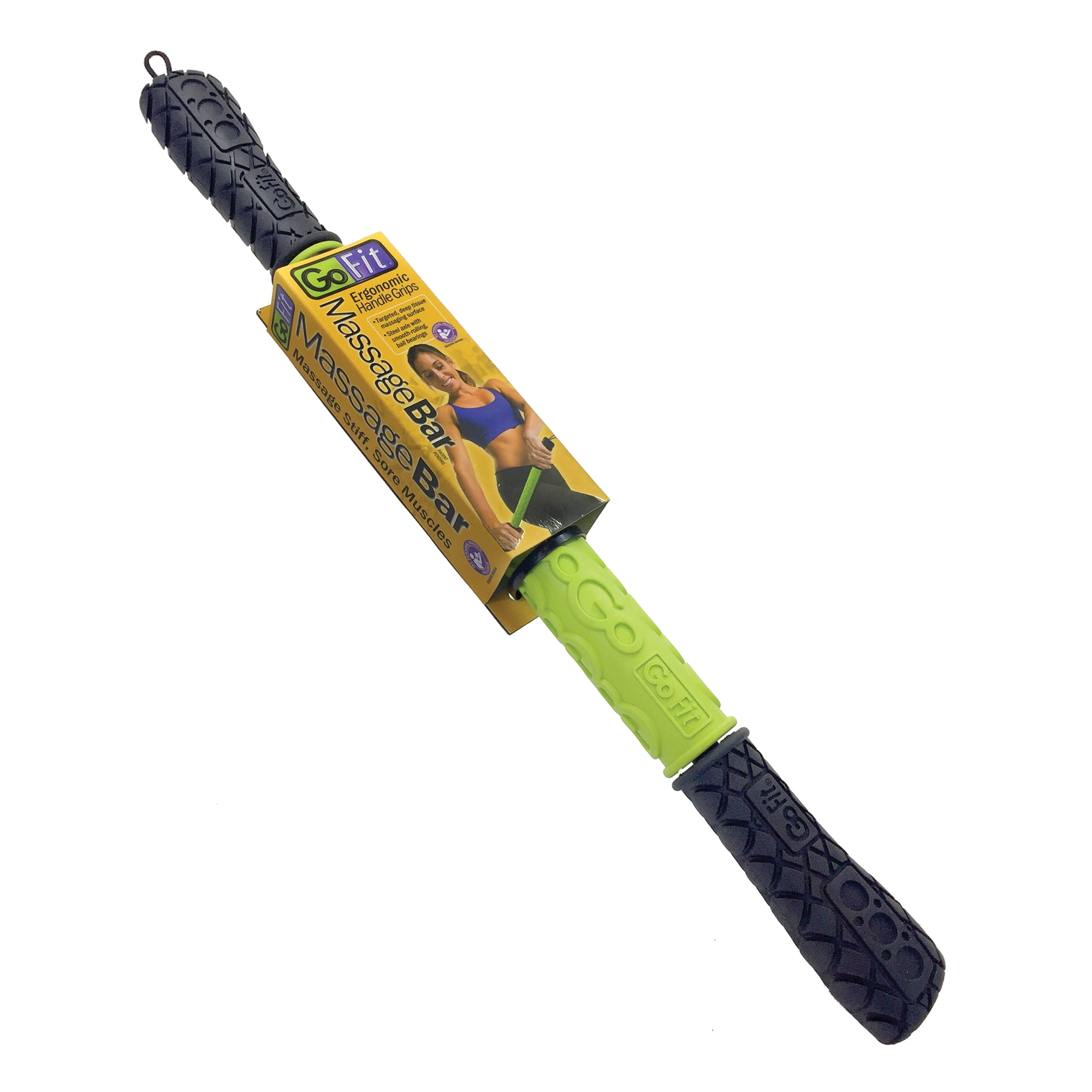 GoFit 19 Inch Therapeutic Muscle Massage Roller Bar for Recovery and ...