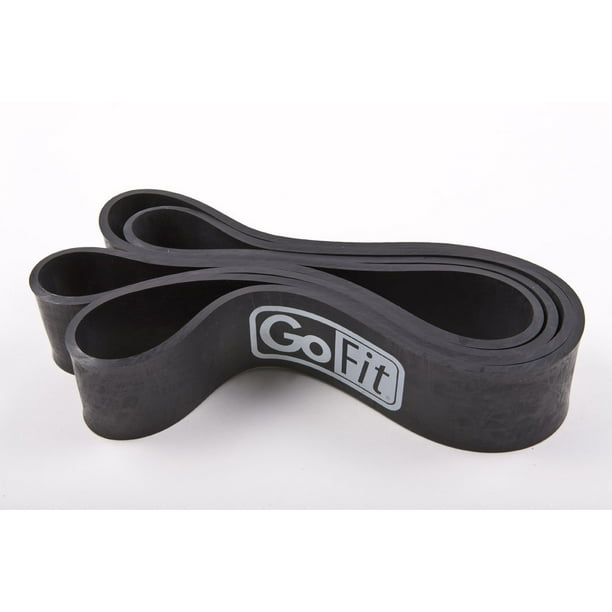 GoFit Wide Super Resistance Bands - Resistance Training Loops - Black ...