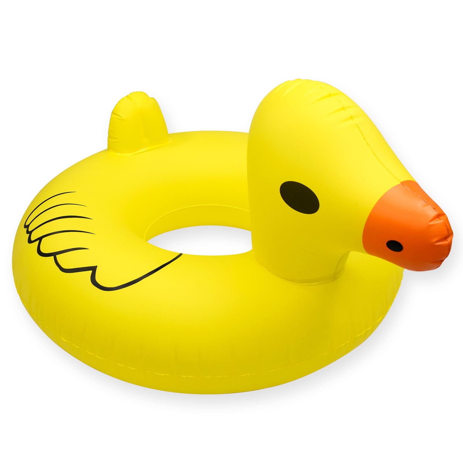 GoFloats Duck Party Tube Inflatable Swimming Pool Raft, Float In Style ...