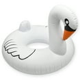 GoFloats Swan Party Tube Inflatable Swimming Pool Raft - Pool Float for ...