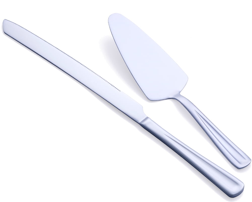 GoGeiLi Cake Knife and Server Set, Stainless Steel Cake Cutter Set for ...