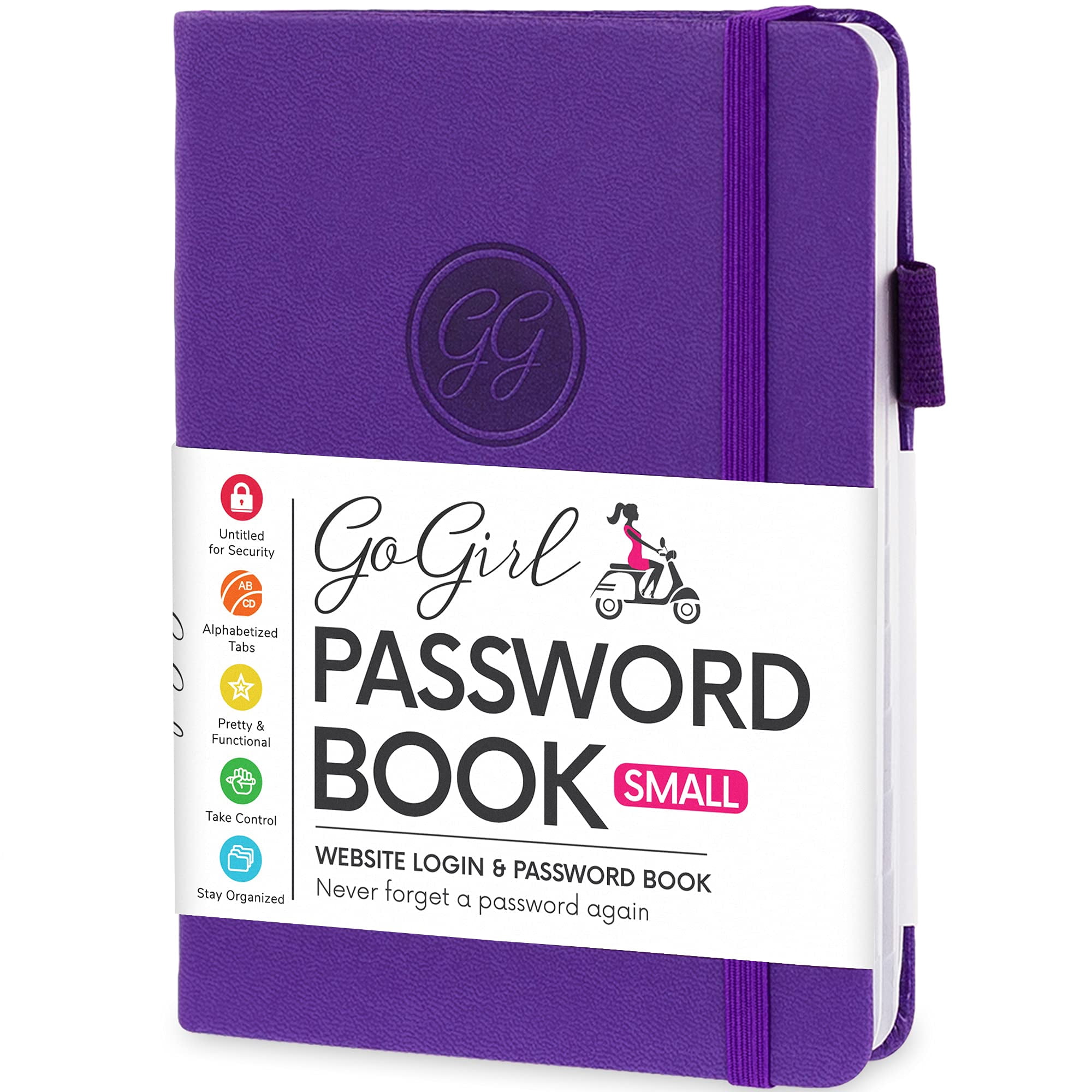 GoGirl Password Book with Alphabetical tabs â€“ Internet Address ...