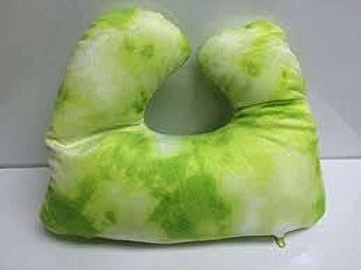 GoGo Pillow - Travel Pillow - Neck Pillow - Tablet Holder - Lime Tie ...