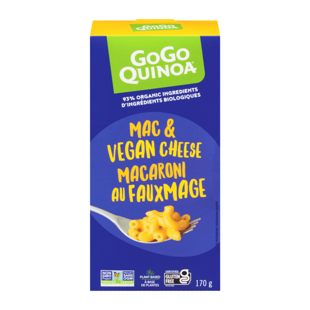 GoGo Quinoa Vegan Mac & Cheese Mix, 170g/6 oz. Box {Imported from ...