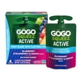 GoGo squeeZ Active Fruit Blend with Electrolytes, Blueberry Strawberry ...