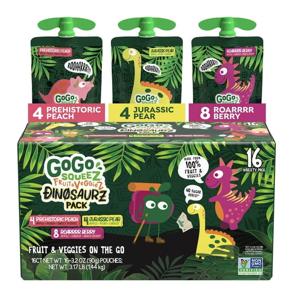 GoGo SqueeZ Applesauce Pouches 3.2 Ounce (32 Count) - Walmart.com