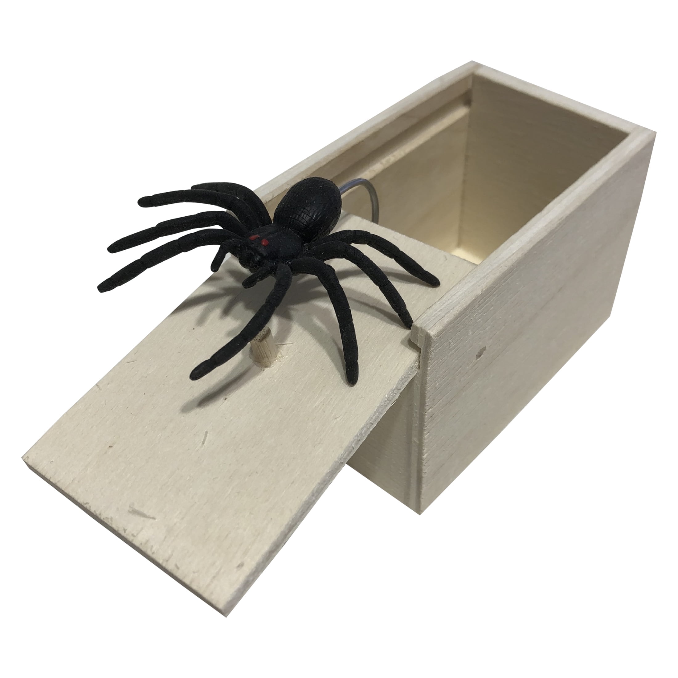 GoGracy Original Spider Scare Prank Box, Hilarious Wooden Scare Box ...