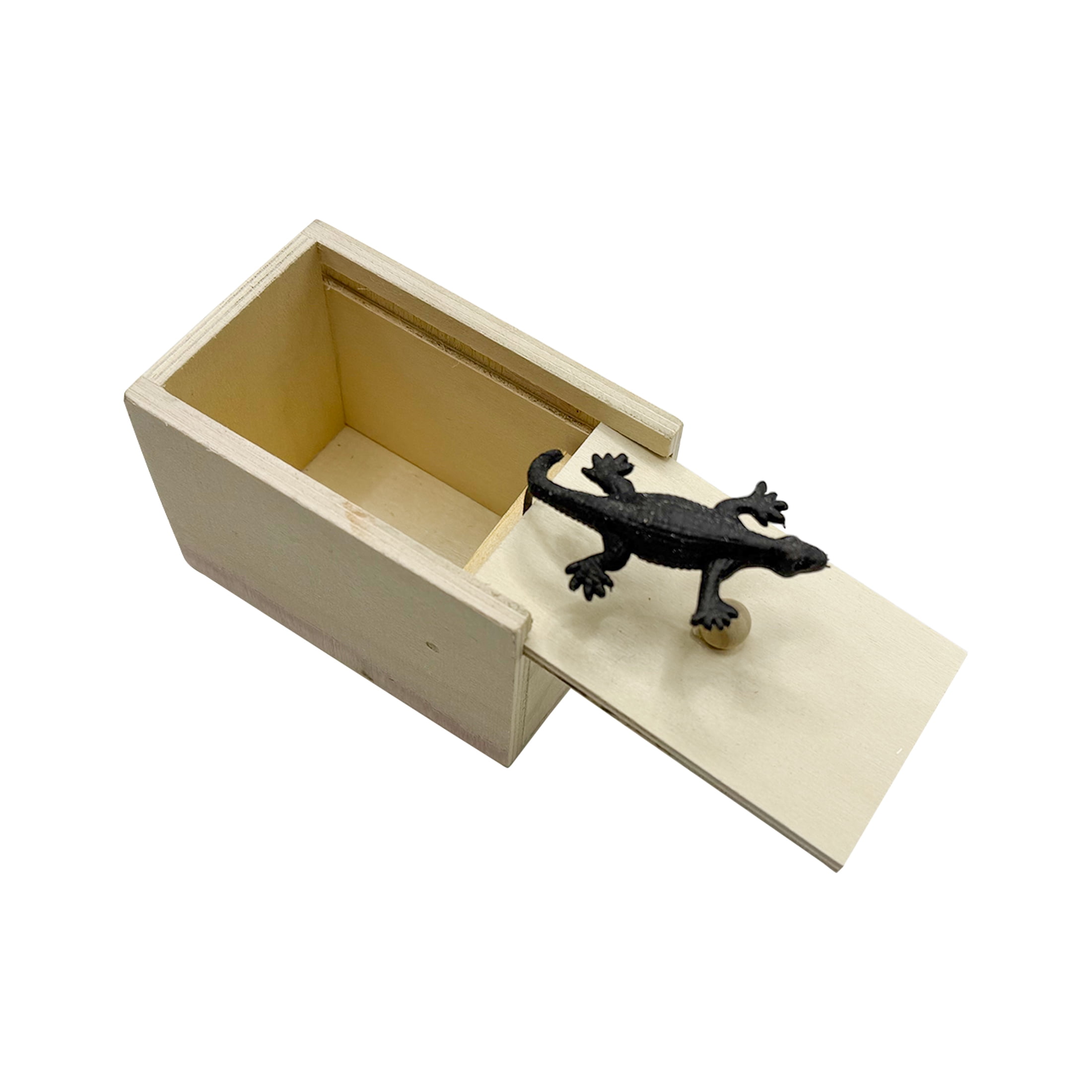 GoGracy Original lizard Scare Prank Box, Hilarious Wooden Scare Box ...