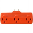 GoGreen Power 3-Outlet Tri-Tap Adapter, Orange, 03418ORB - Walmart.com