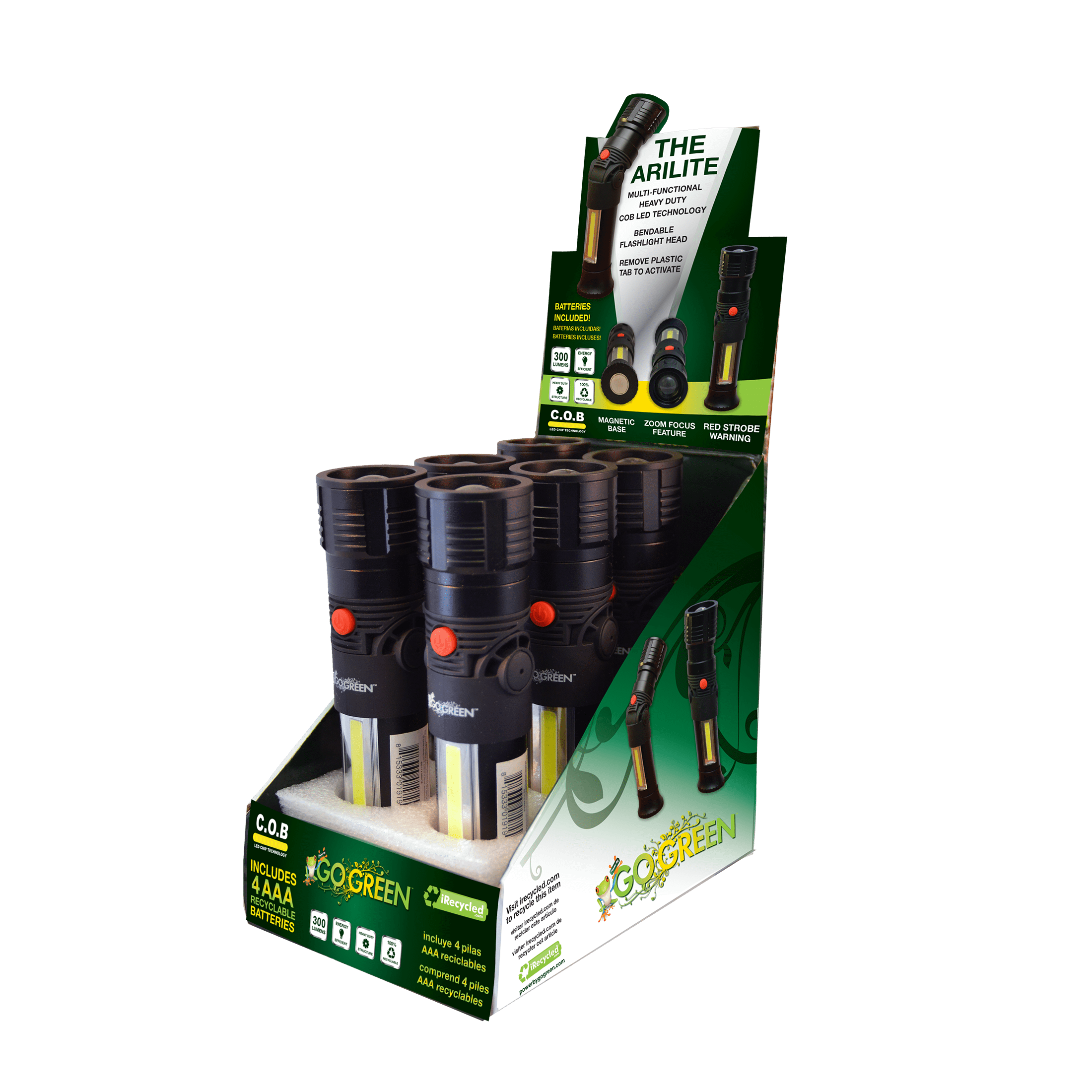 GoGreen Power (GG-113-AriLite) The AriLite Handy Light, Aluminium Body ...