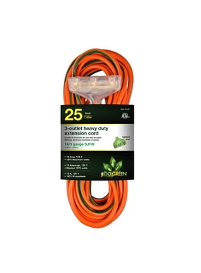 25 ft Extension Cords in Extension Cords by Length - Walmart.com