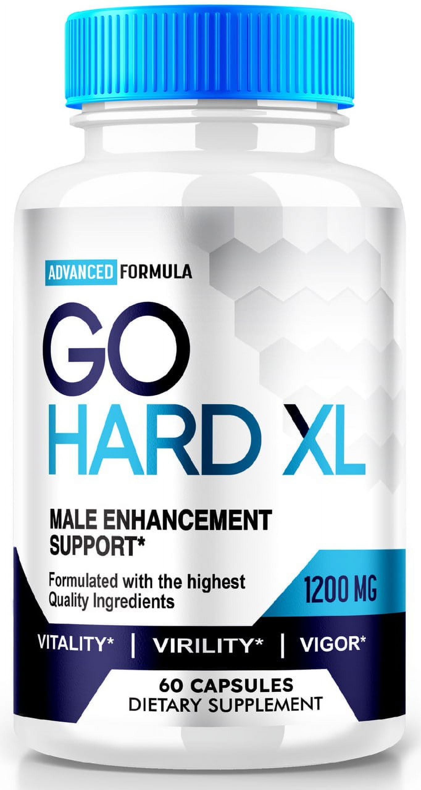 GoHard XL Pills, Dietary Supplement, Complete Daily Formula for ...