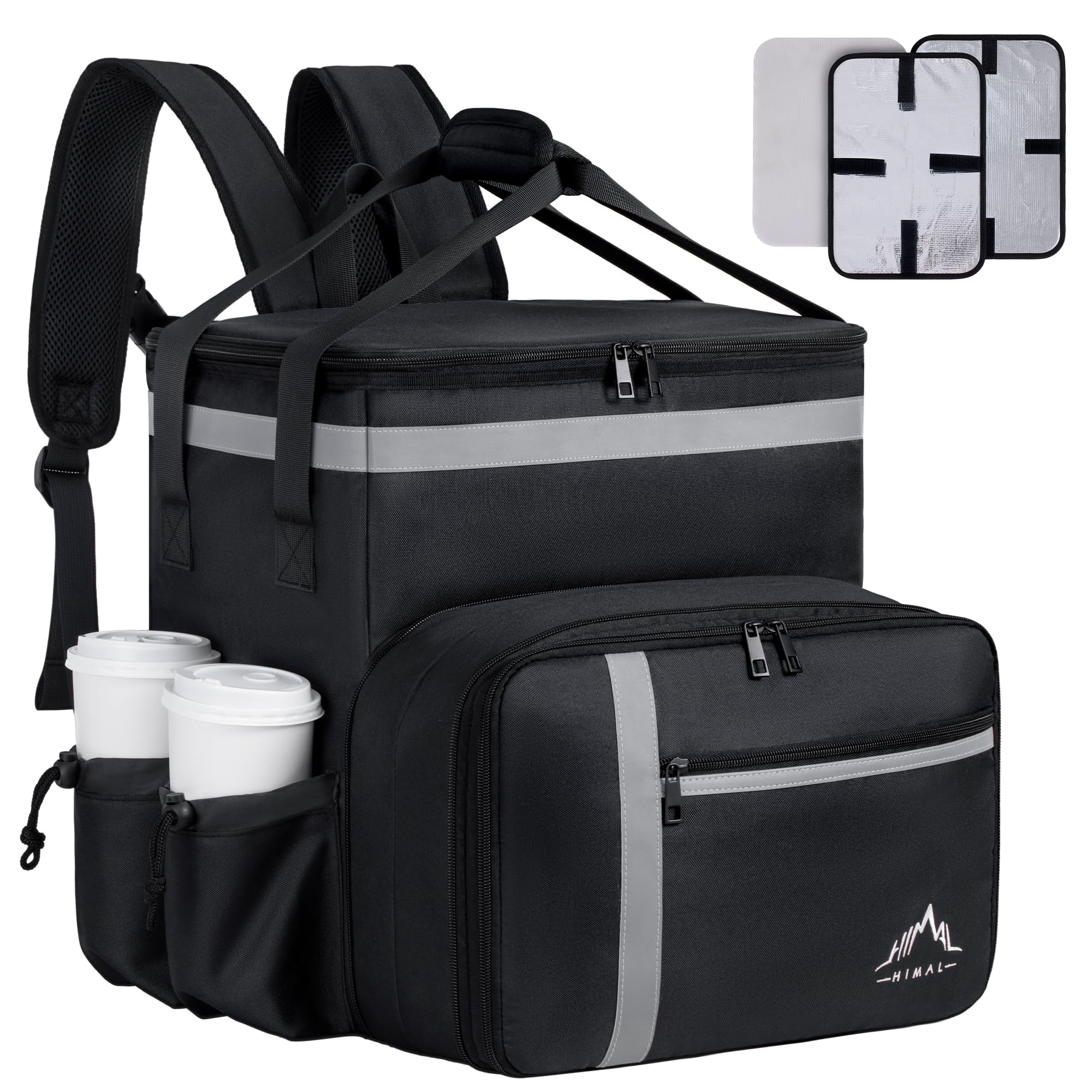 GoHimal Food Delivery Backpack, Insulated Food Delivery Bags for ...