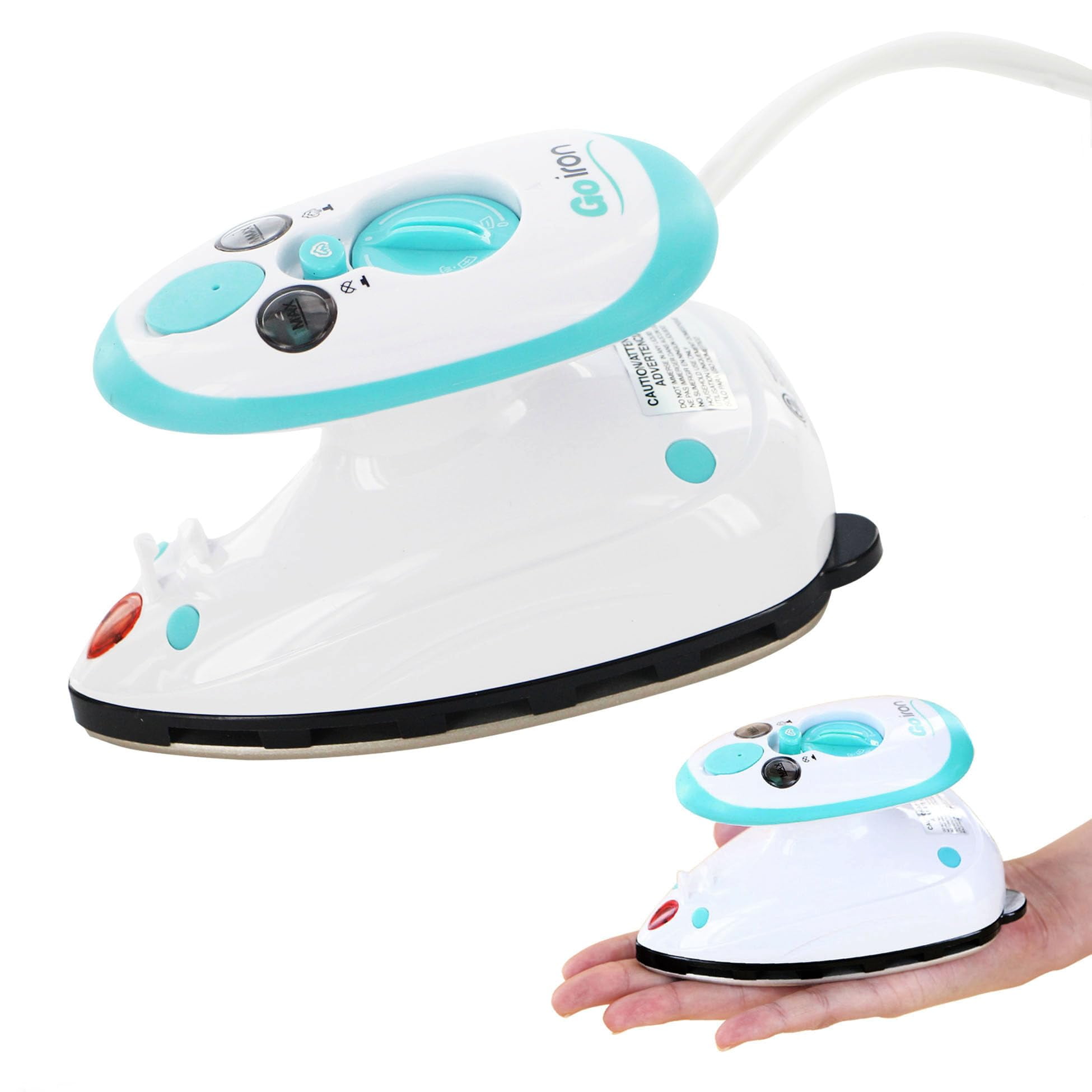GoIron Portable Mini Steam Iron for Home, Travel, Crafting, Sewing and ...