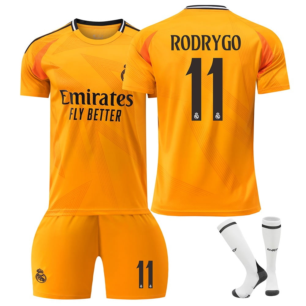 GoLookSky Kids Soccer Jersey New Boys Football Uniforms For RODRY_GO-SOCKS FANS Youths Shirt ...