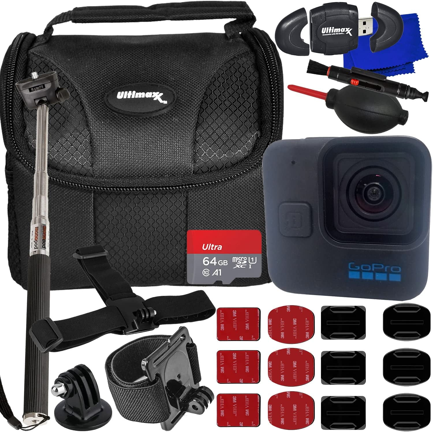 GoPro HERO11 Black Mini Waterproof Camera, Basic Accessory Kit with ...