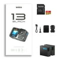 GoPro HERO13 Black Action Camera with Front & Rear LCD Screen ...