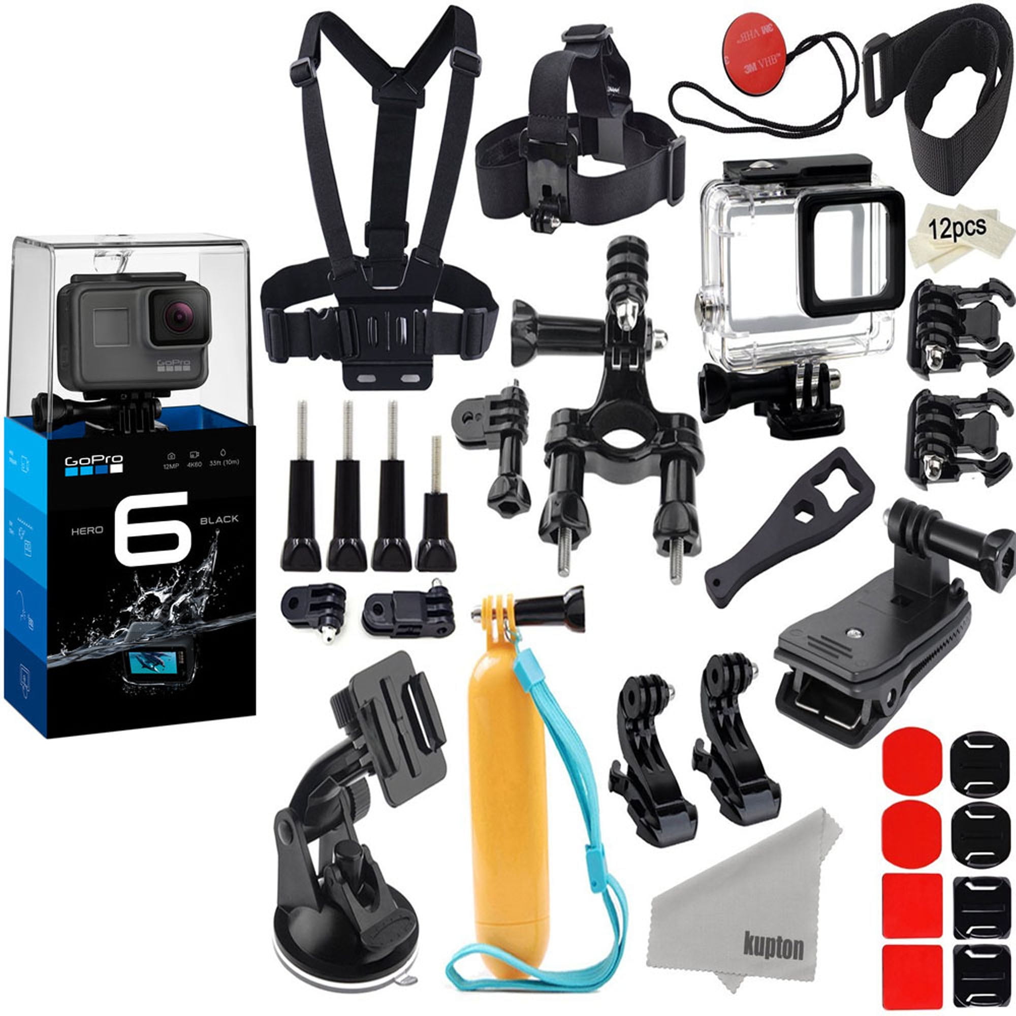 GoPro HERO6 Black W/ Waterproof Case & Action Camcorder Camera Accs ...