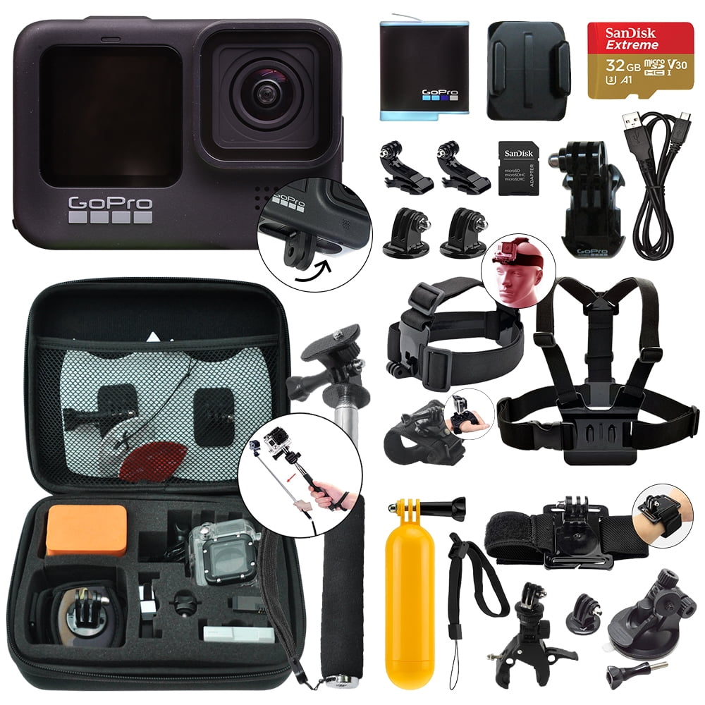 GoPro HERO9 Black Waterproof 5K Hero 9 Camera Camcorder + 32GB Complete ...