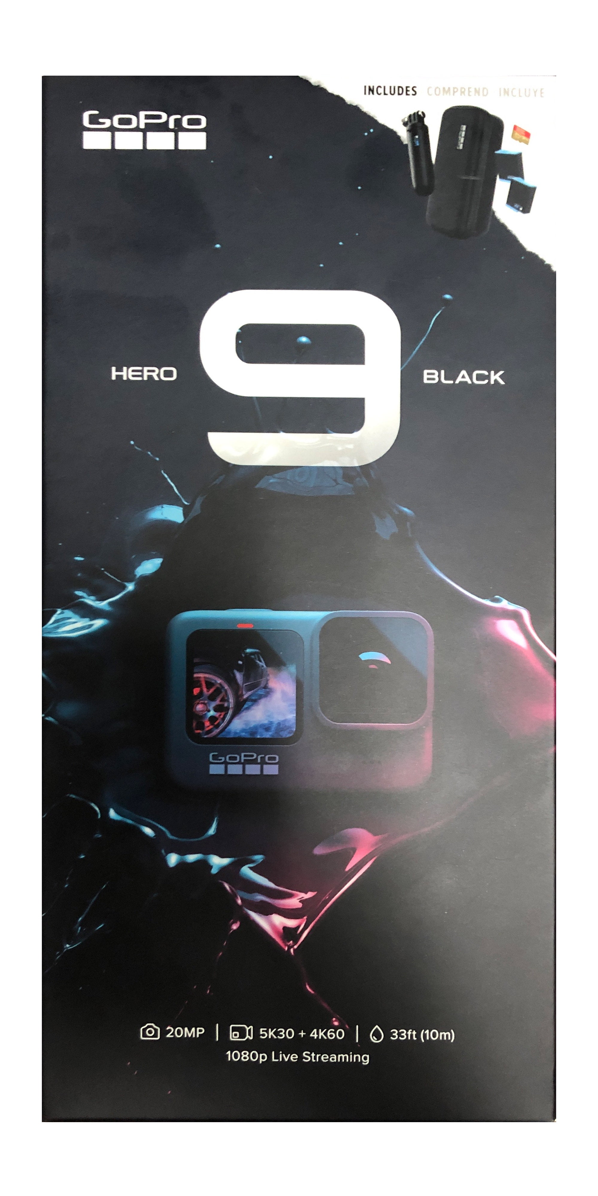 GoPro HERO9 Black Waterproof 5K UHD Action Camera with Underwater ...
