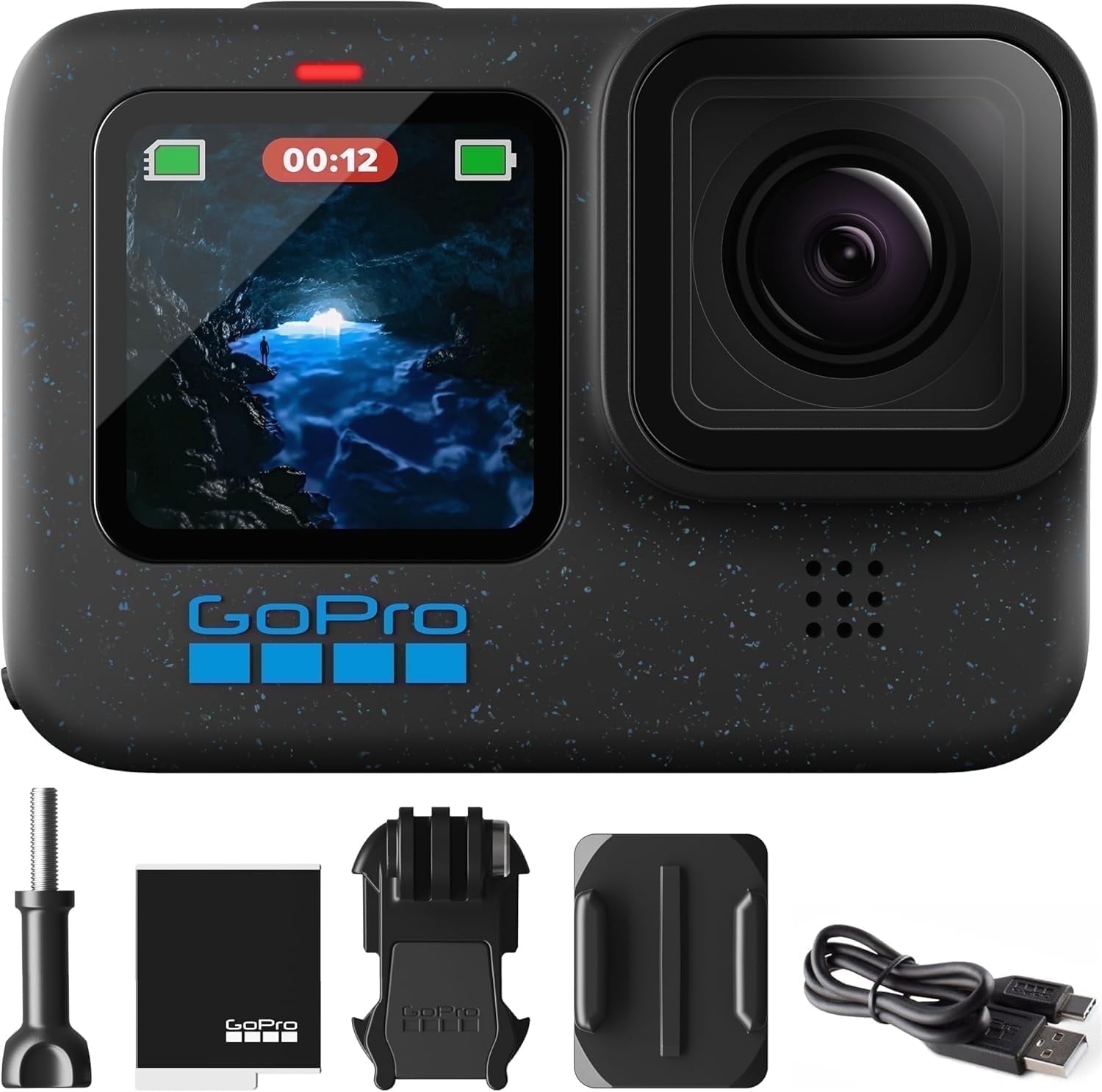 GoPro Hero12 Waterproof Action Camera, 5.3K 27MP, Black - Walmart.com