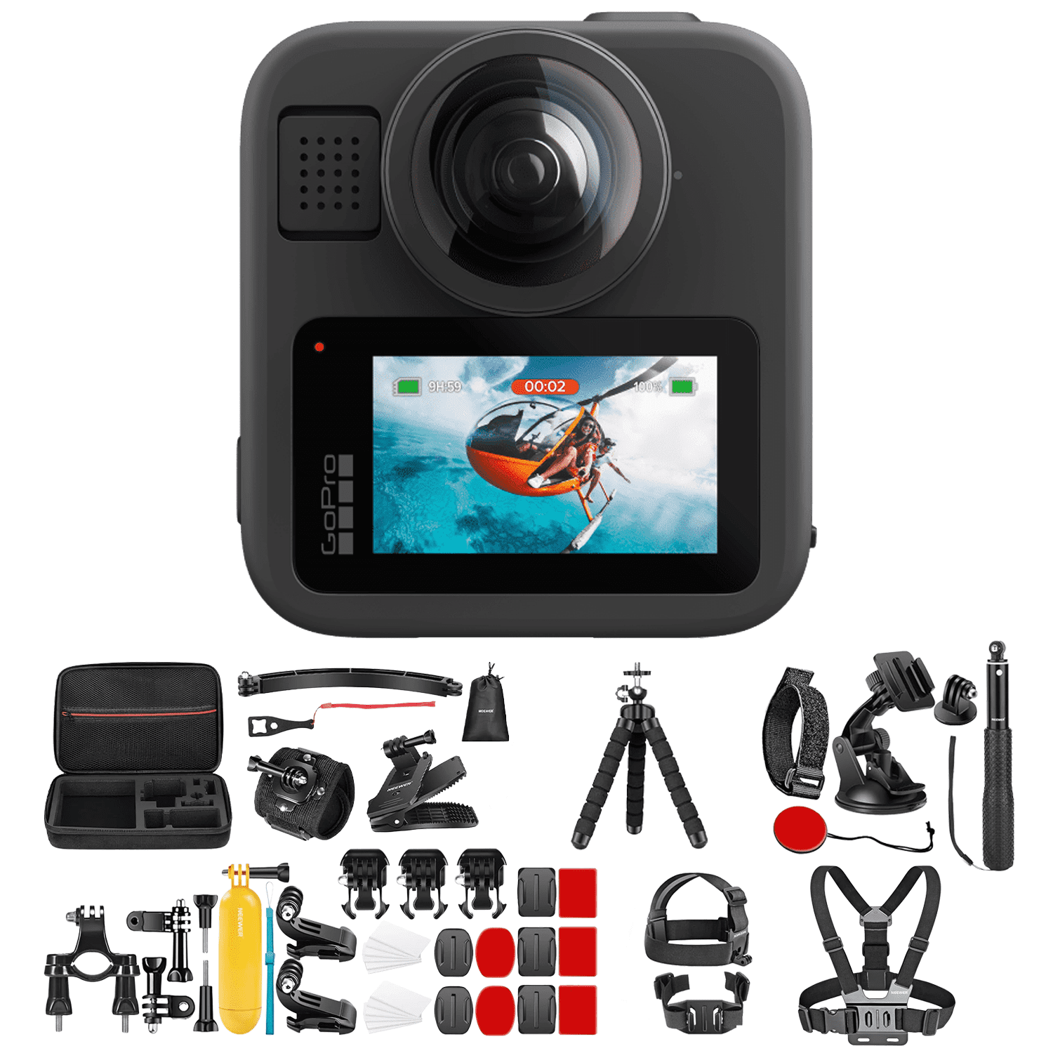 GoPro MAX2 360° Waterproof Action Camera - HyperSmooth Stabilization ...
