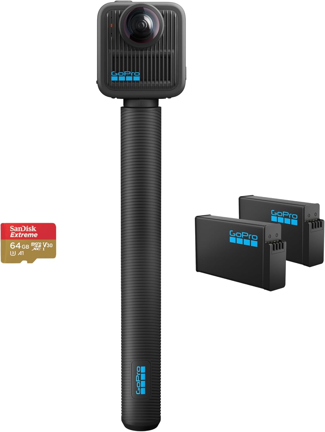 GoPro MAX2 + Accessory Bundle - Includes 4ft (1.2m) Extension Pole, 2 ...