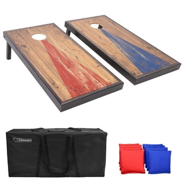 Free Shipping! 4 ft. X 2 ft. Wood Cornhole Bag Toss Boards w/ Color ...