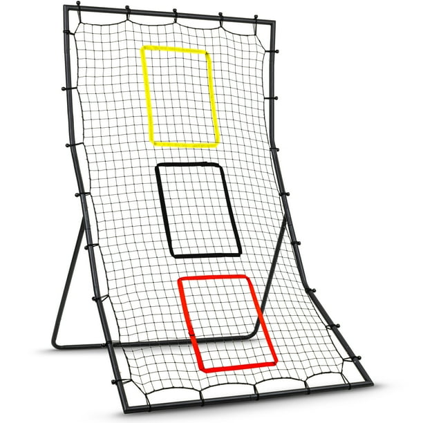 GoSports 6 x 4 ft Baseball & Softball Pitching and Fielding Rebounder ...