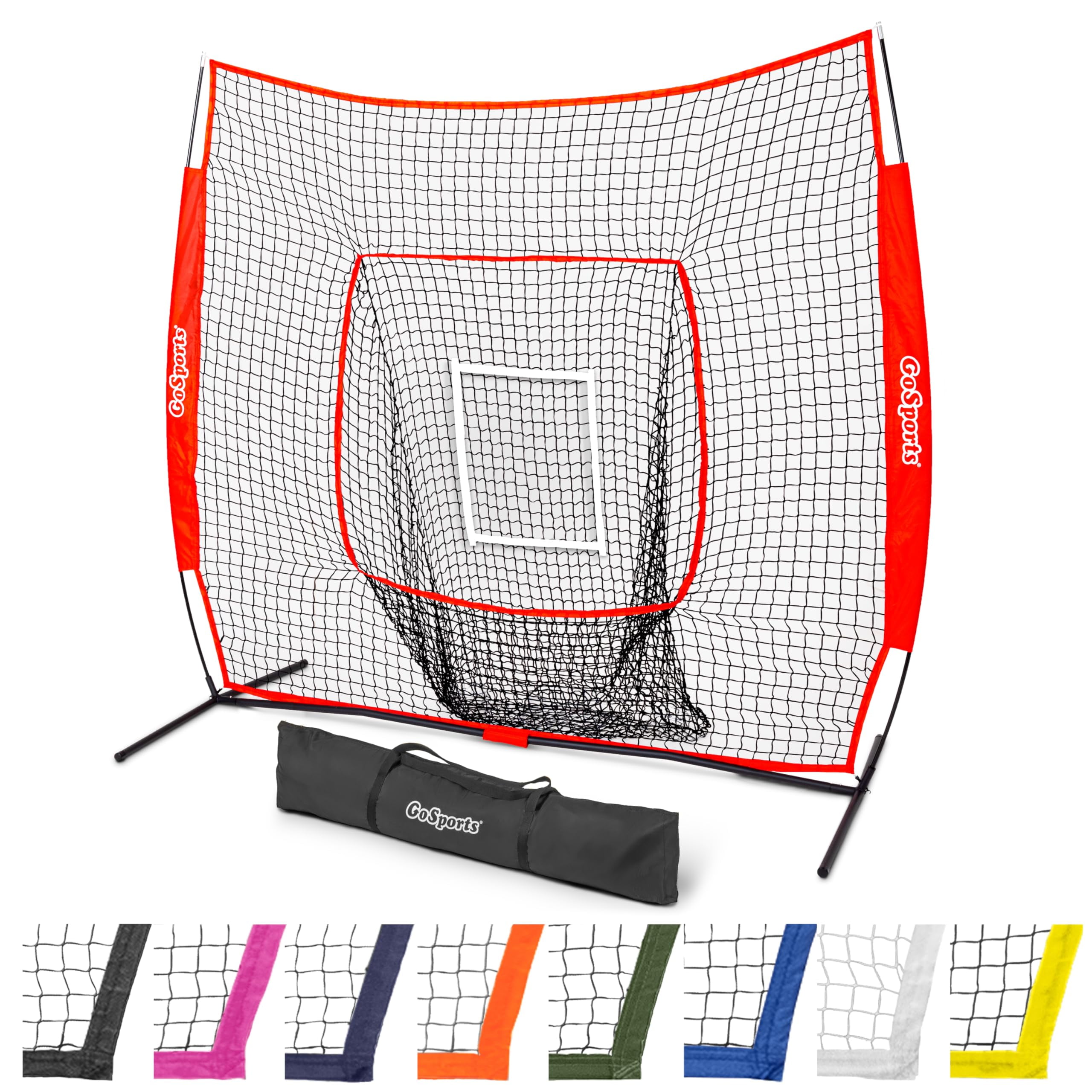 GoSports 7 x 7 ft Baseball & Softball Nets - Available in Team Colors ...