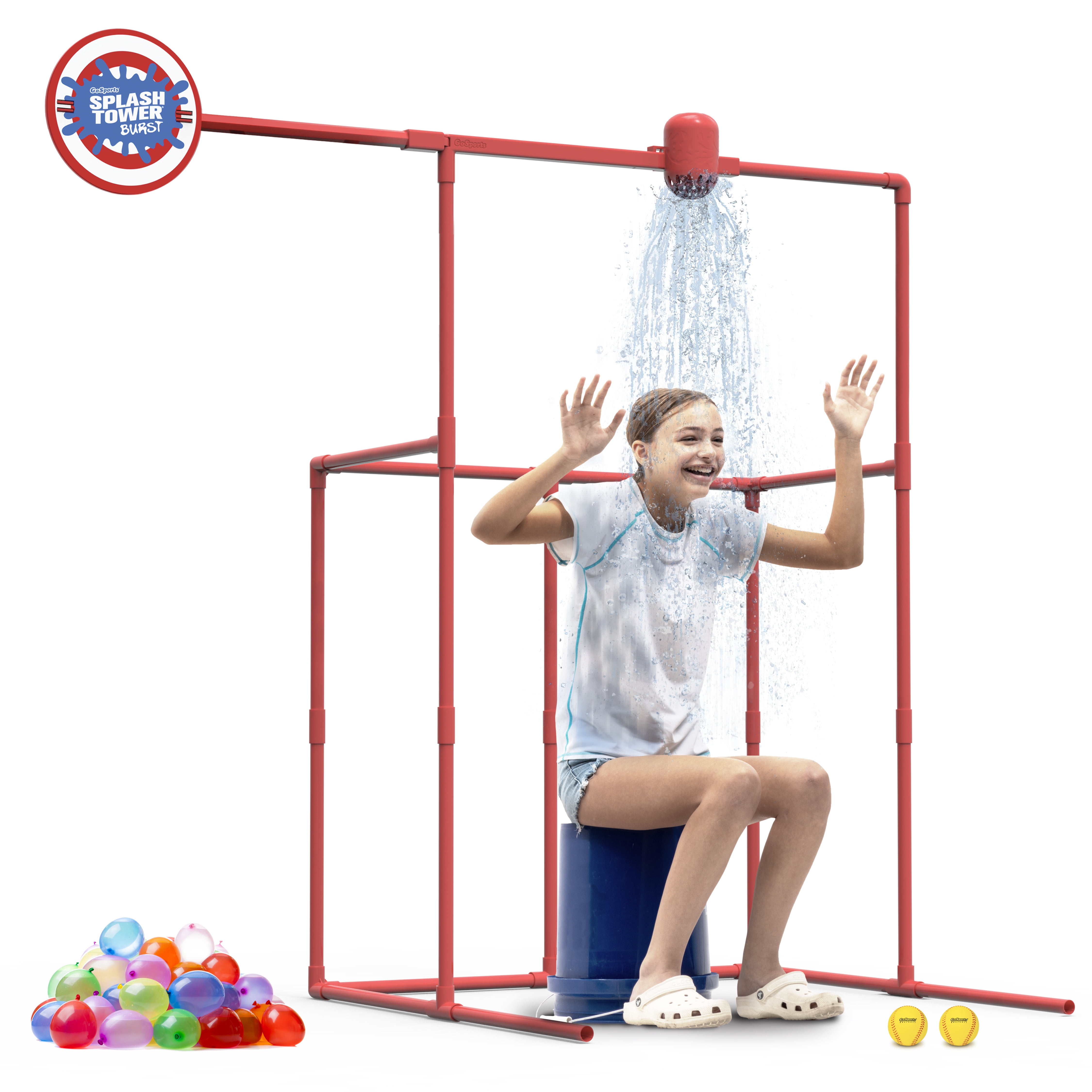 GoSports Backyard Water Toy Game for Kids & Adults - Splash Tower Burst ...
