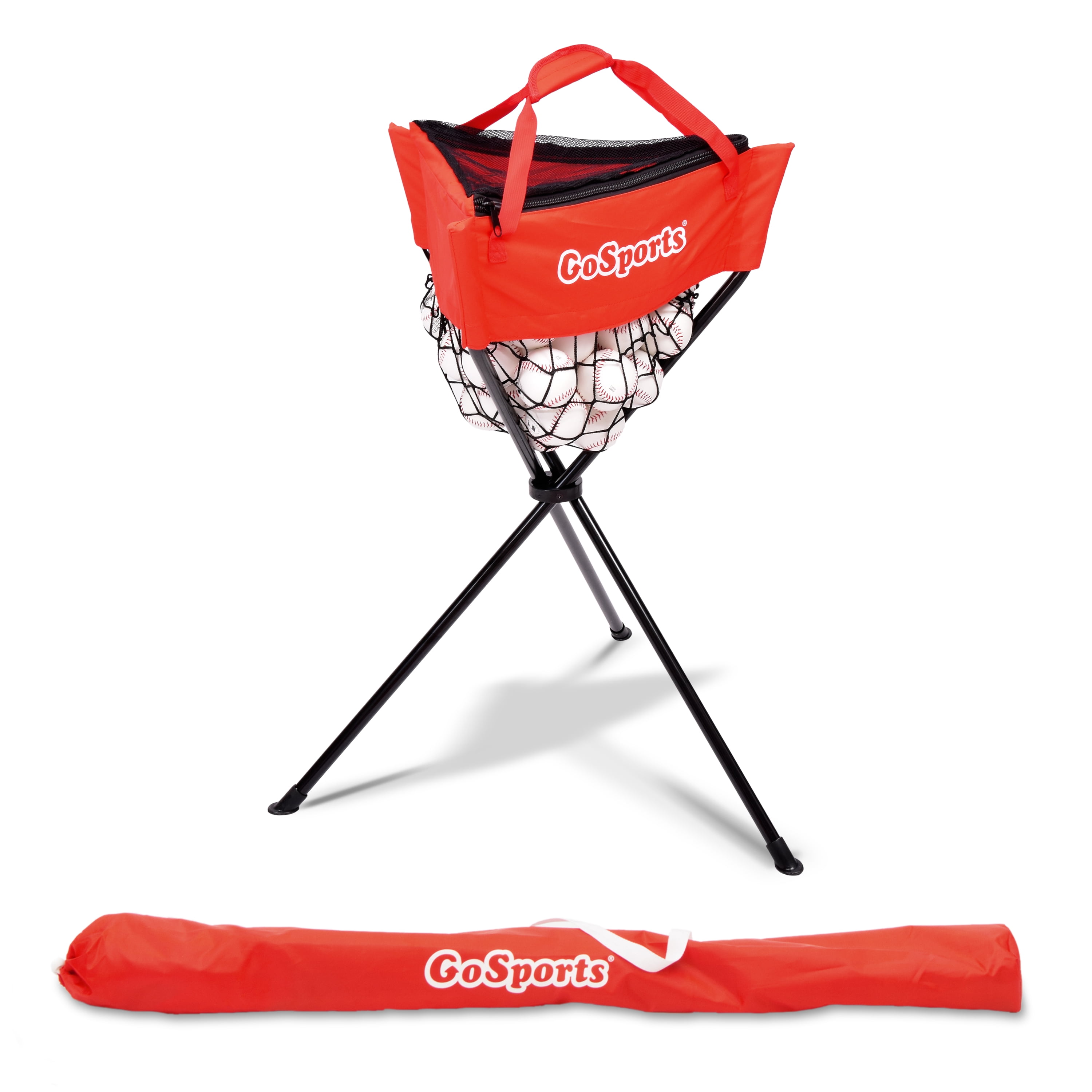 GoSports Baseball & Softball Ball Caddy with Carrying Bag - Walmart.com