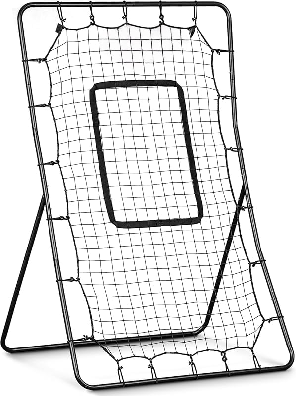 GoSports Baseball & Softball Pitching and Fielding Rebounder - Pitch ...