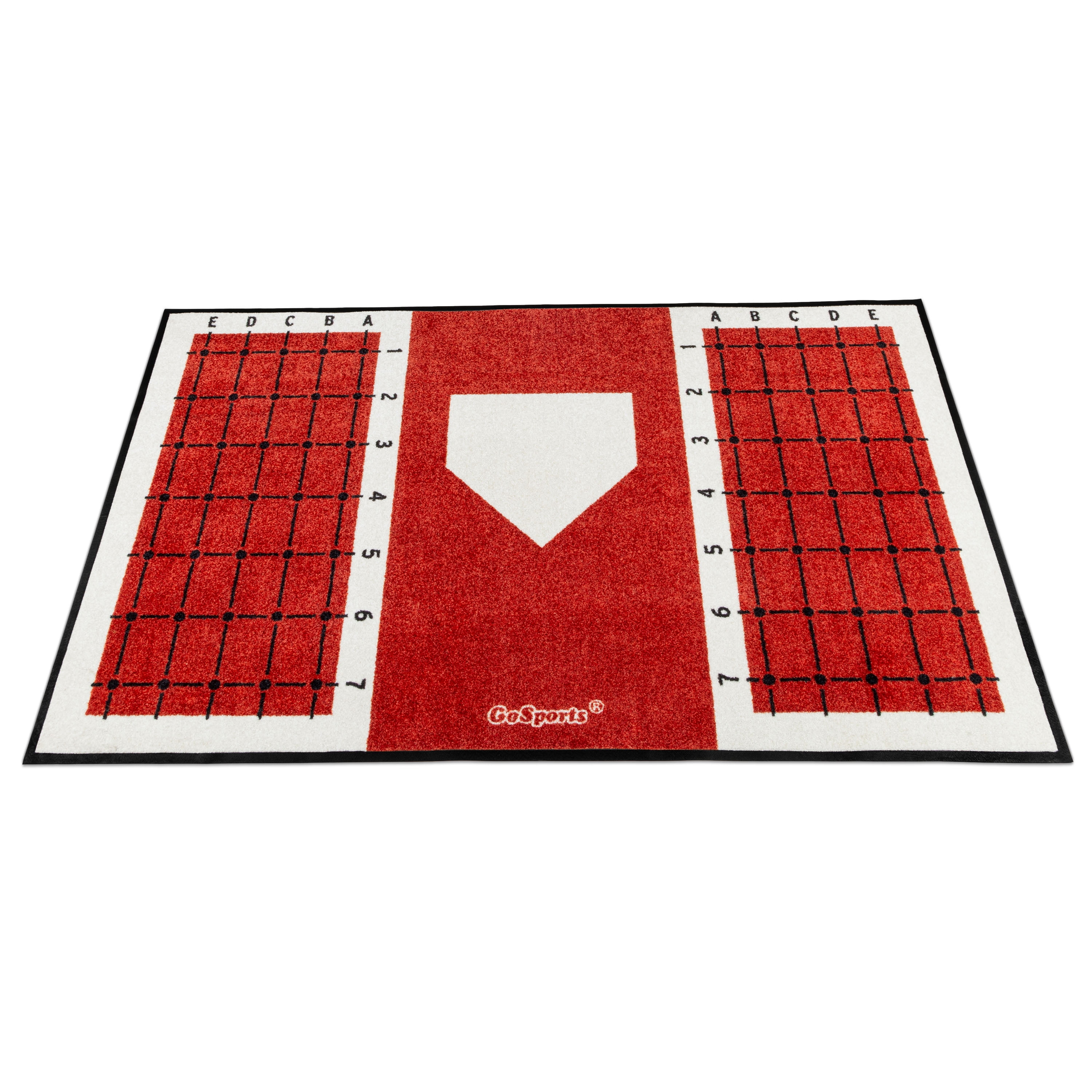 GoSports Baseball and Softball Hitting Mat with Batting Stance ...