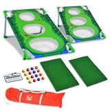 GoSports Home Golf BattleChip Match, Adult Game Set with Holes, Outdoor ...