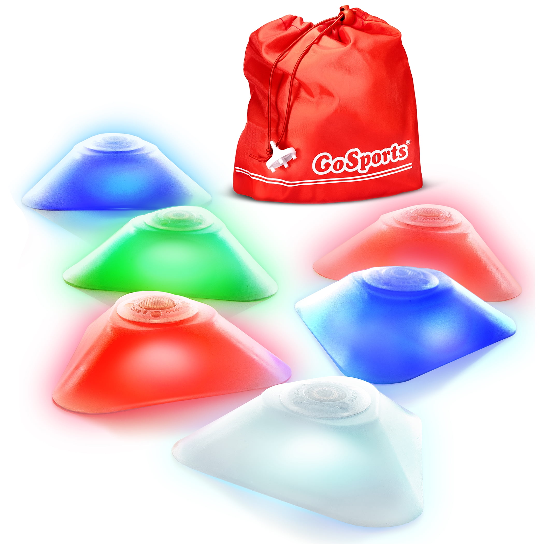 GoSports LED Cones - Practice Training Equipment for Kids, Sports ...