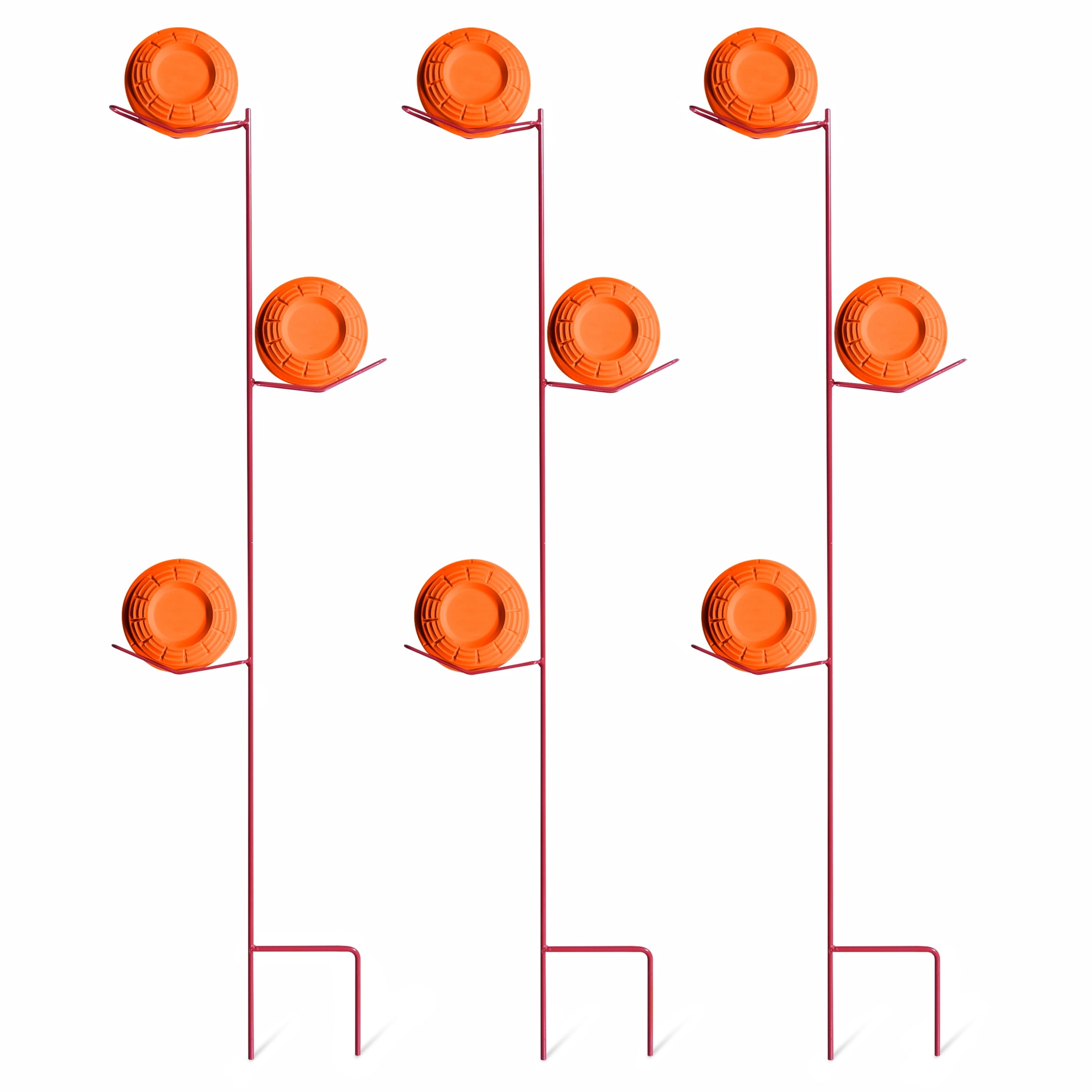 GoSports Outdoors Tri-Tower Steel Clay Pigeon Holder, 3 Pack, Shooting ...