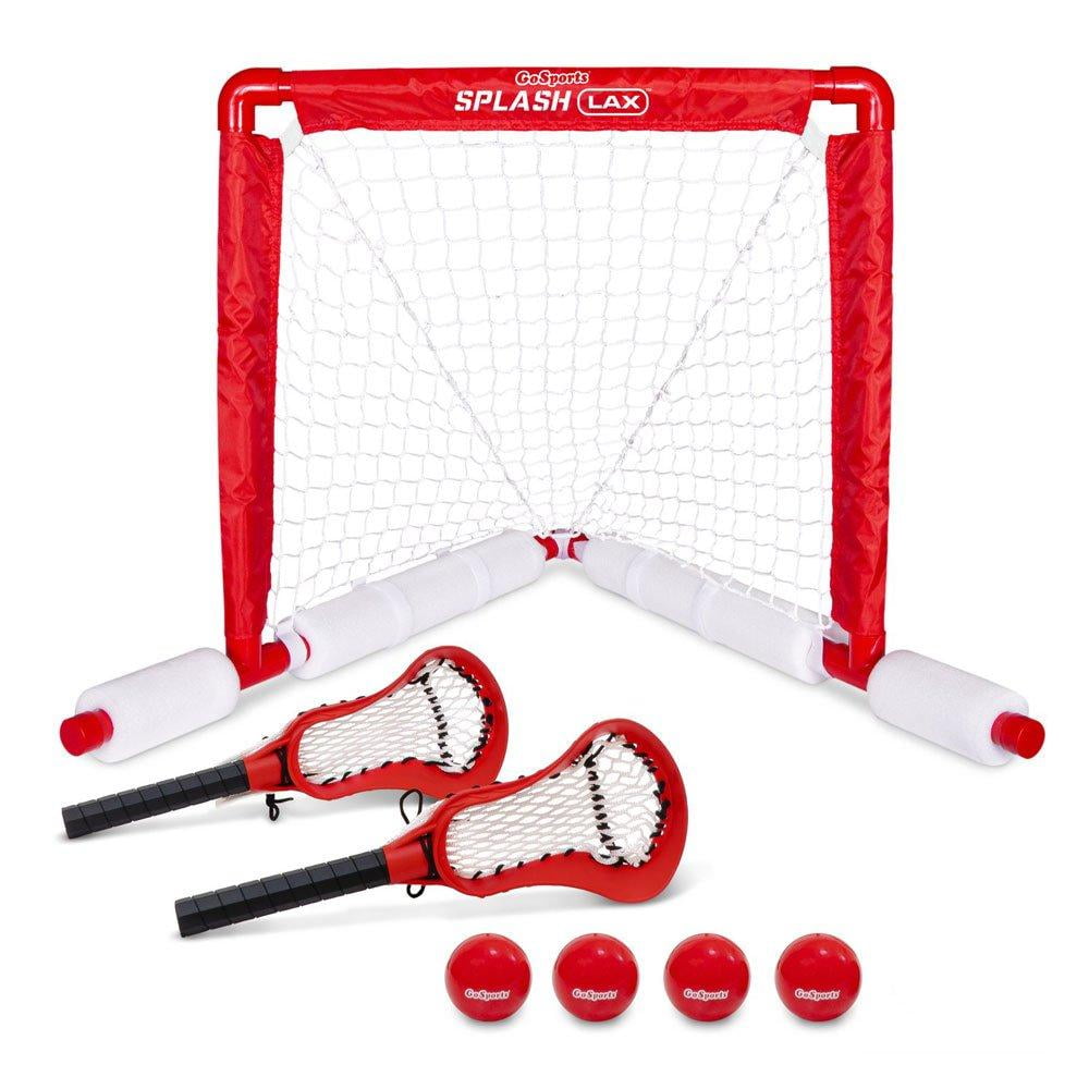 GoSports Lacrosse Floating Pool Game Set - Includes Pool Lacrosse Goal ...