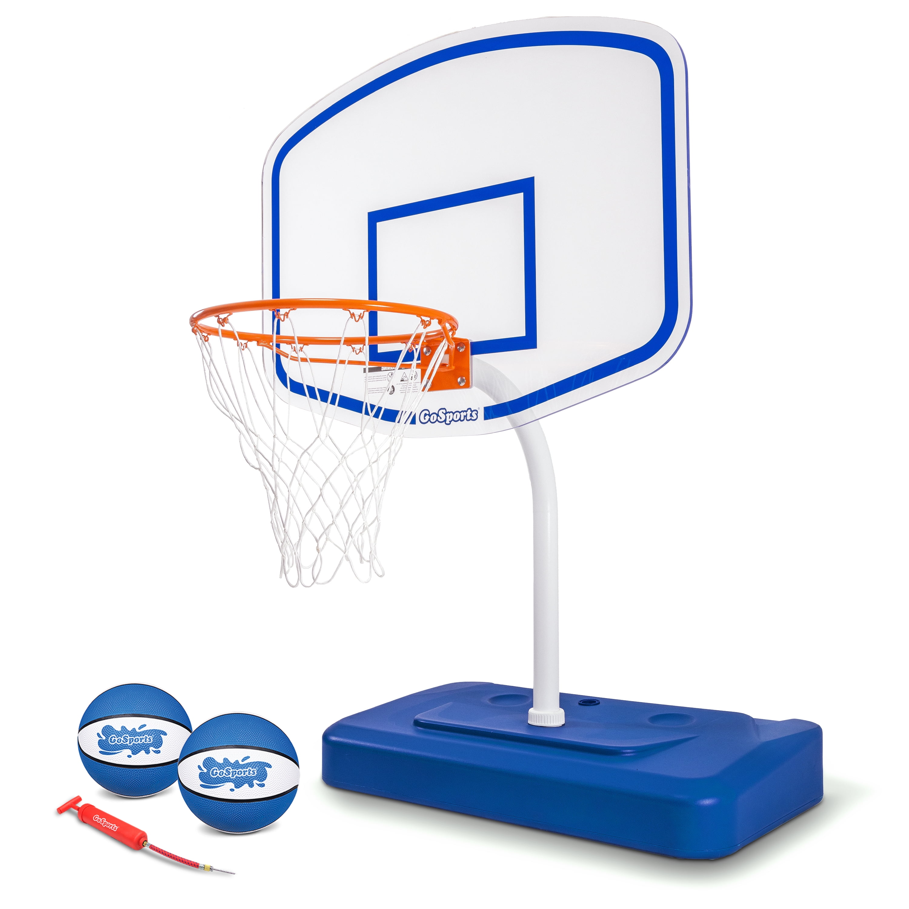 GoSports Premium Acrylic Backboard Splash Hoop ELITE with Water ...