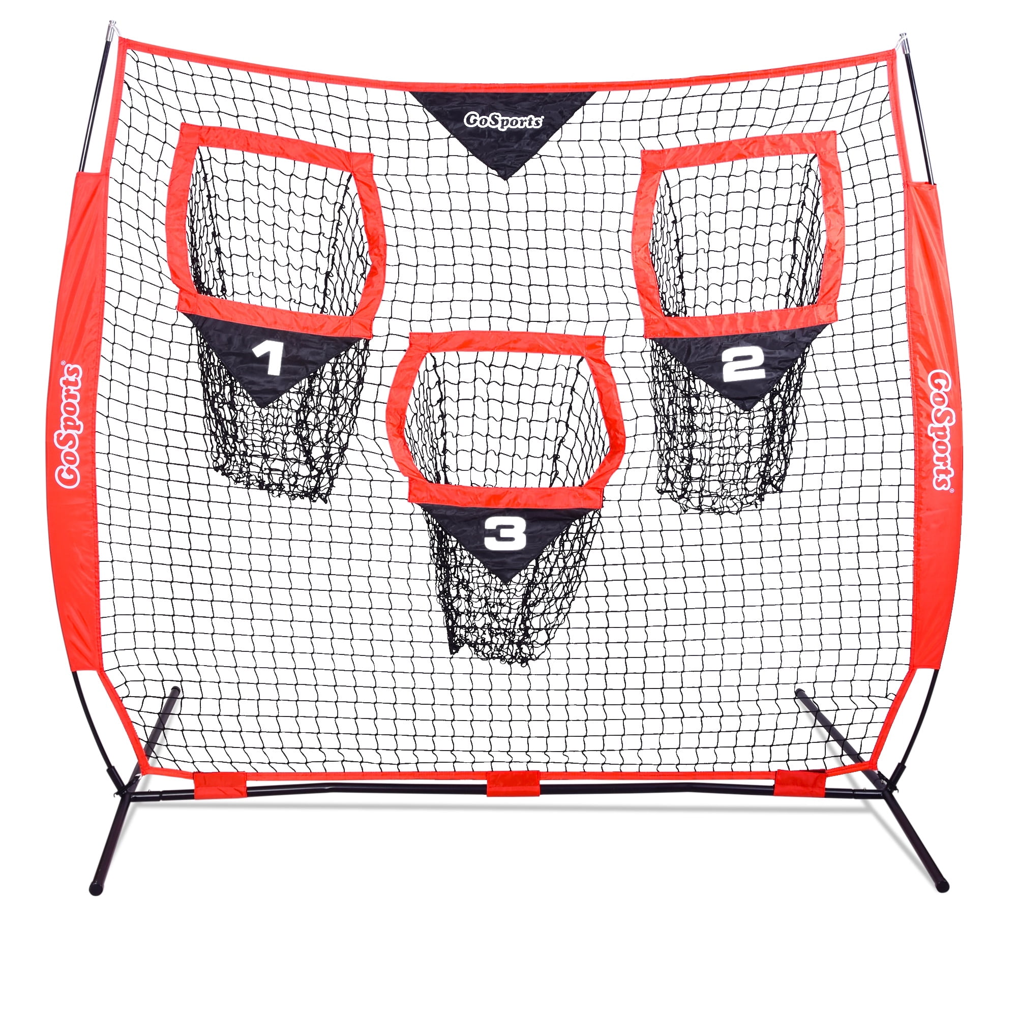 GoSports Football Training Net, 6x6' Accuracy with 3 Target Pockets ...