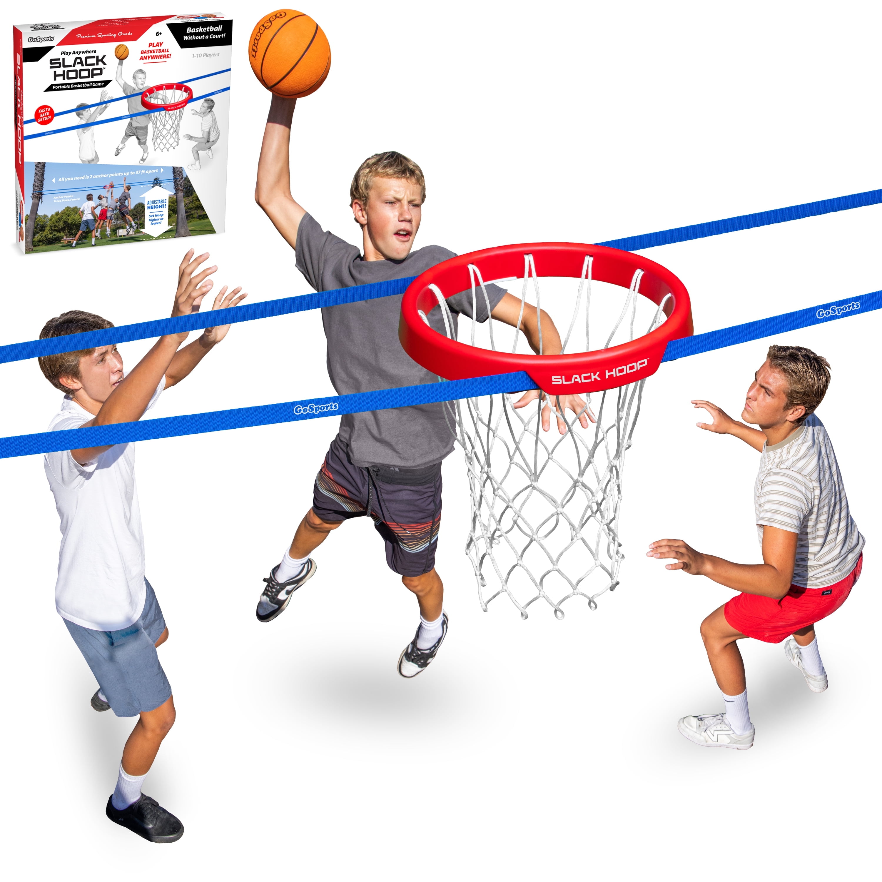GoSports Slack Hoop Portable Basketball Game for Kids & Teens ...