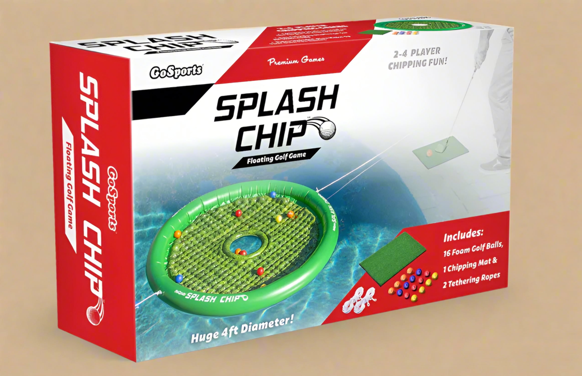 GoSports Splash Chip Floating Golf Game - Includes Chipping Target, 16 ...