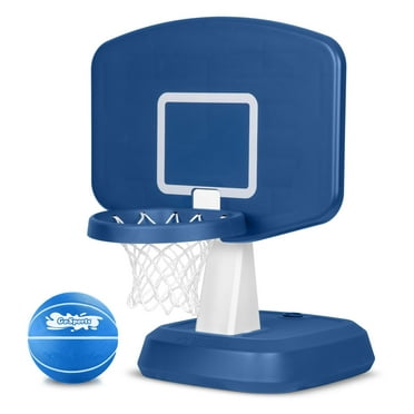 GoSports Splash Hoop ELITE, Deck-Mounted, Adjustable Inground Pool ...