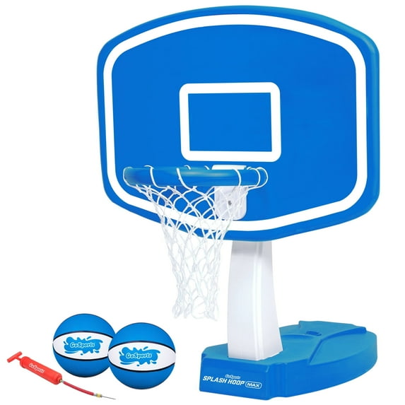 GoSports Splash Hoop Max - Pool Basketball Game Set - Basketballs and ...