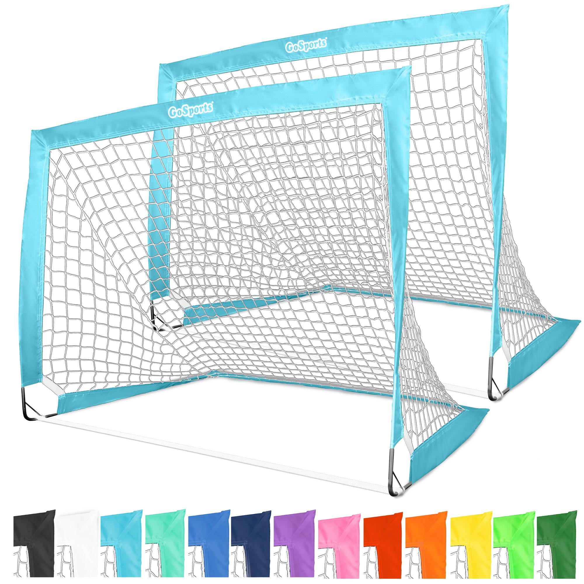 GoSports Team Tone 4 ft x 3 ft Portable Soccer Goals for Kids - Set of ...