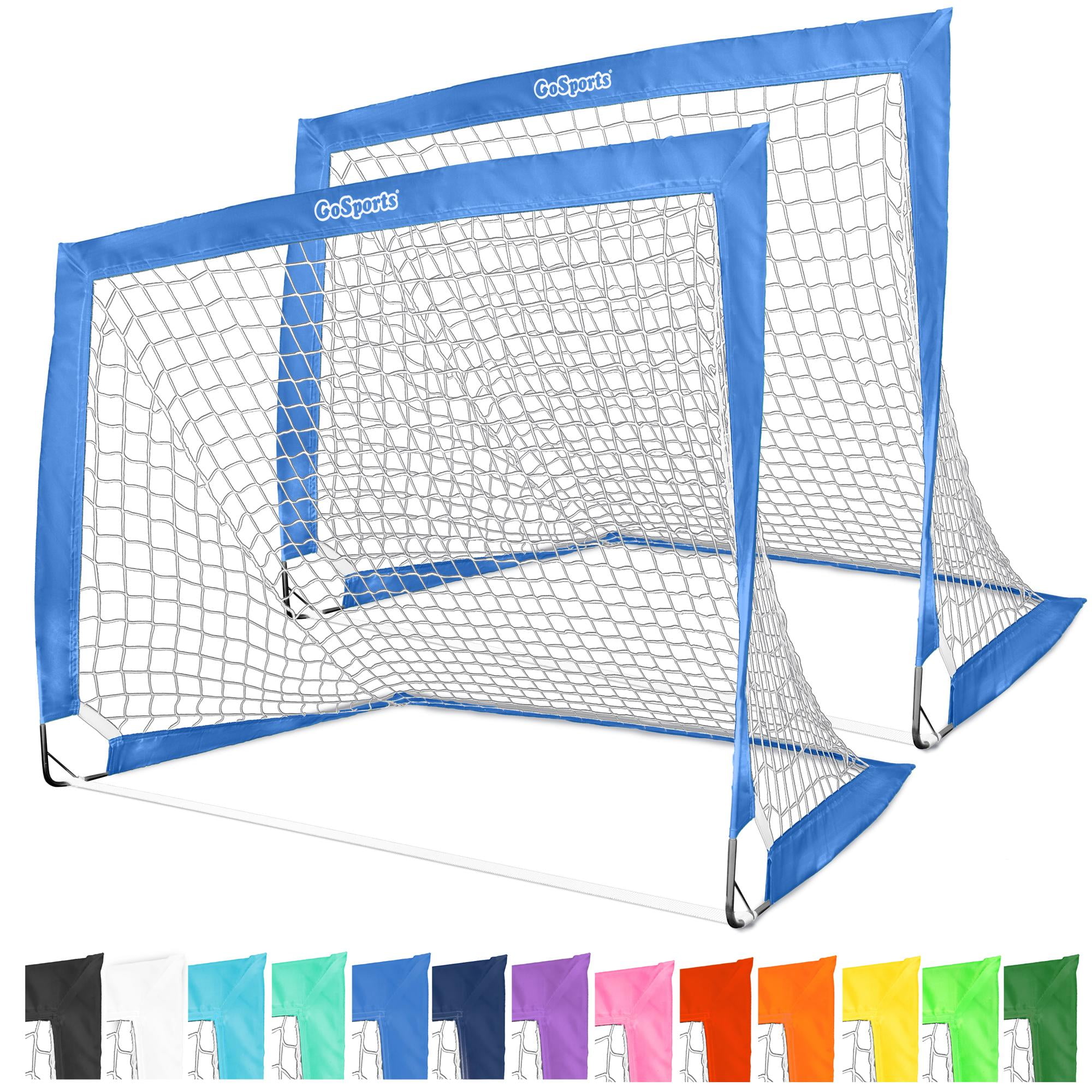 GoSports Team Tone 4 ft x 3 ft Portable Soccer Goals for Kids - Set of ...