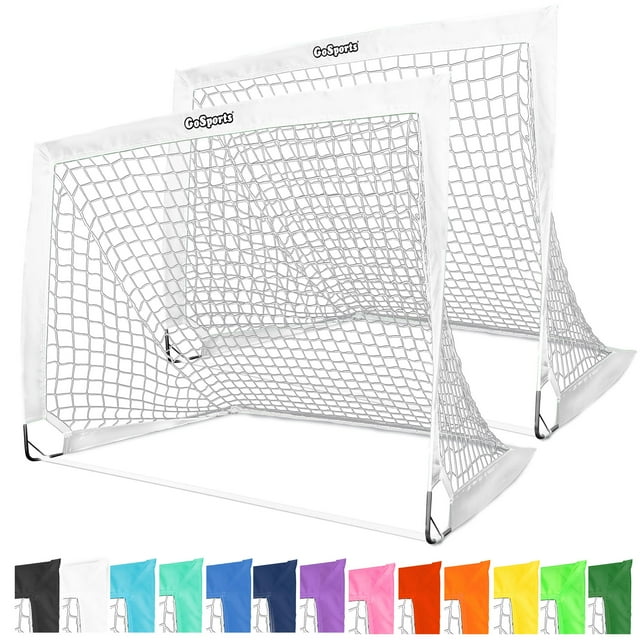 GoSports Team Tone 4 ft x 3 ft Portable Soccer Goals for Kids - Set of ...